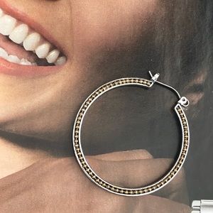 Ruby Rd. | Jewelry | Ruby Rd Hoop Latch Back Antique Style Earrings ...